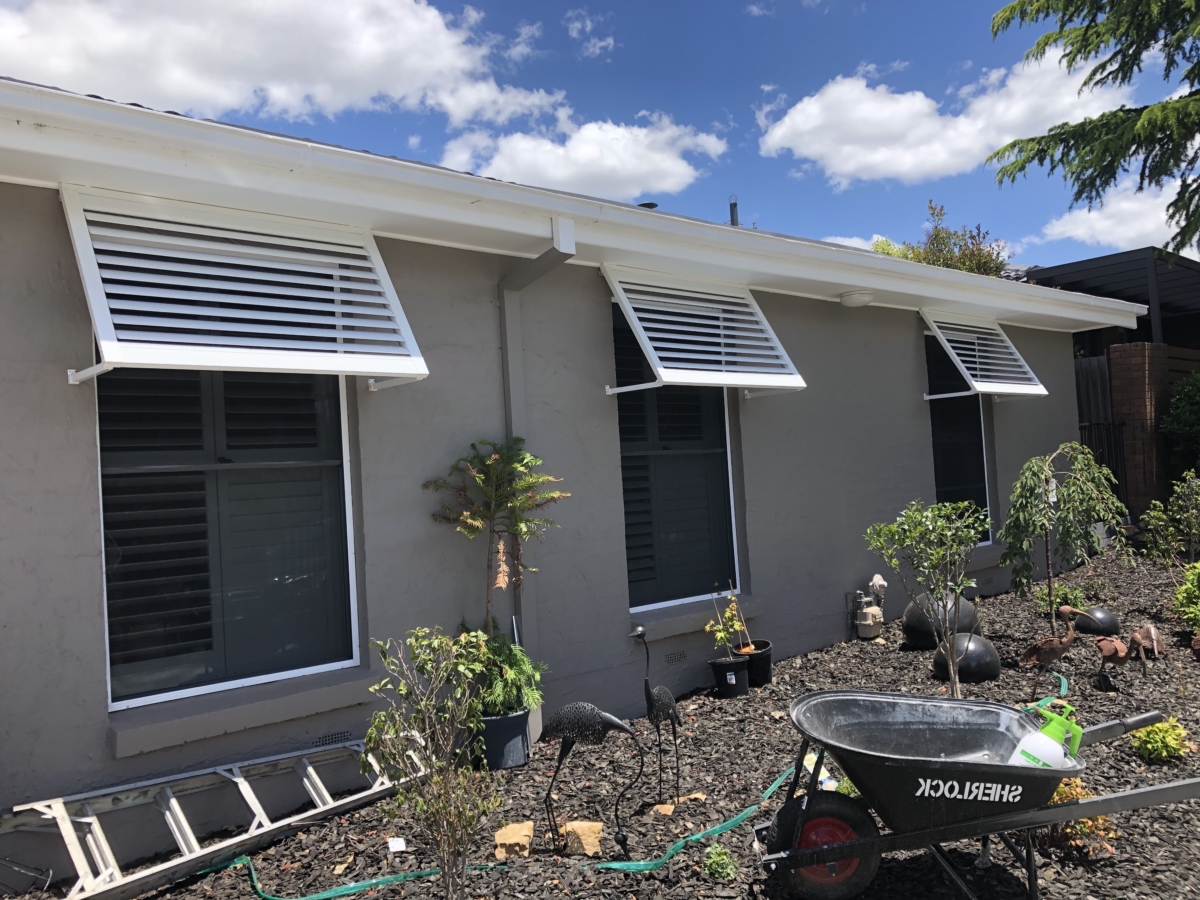 Hawker Bahama Shutters – Canberra Shutters